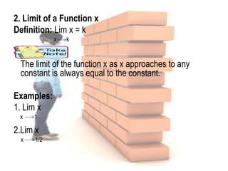Limits of function | PPTX