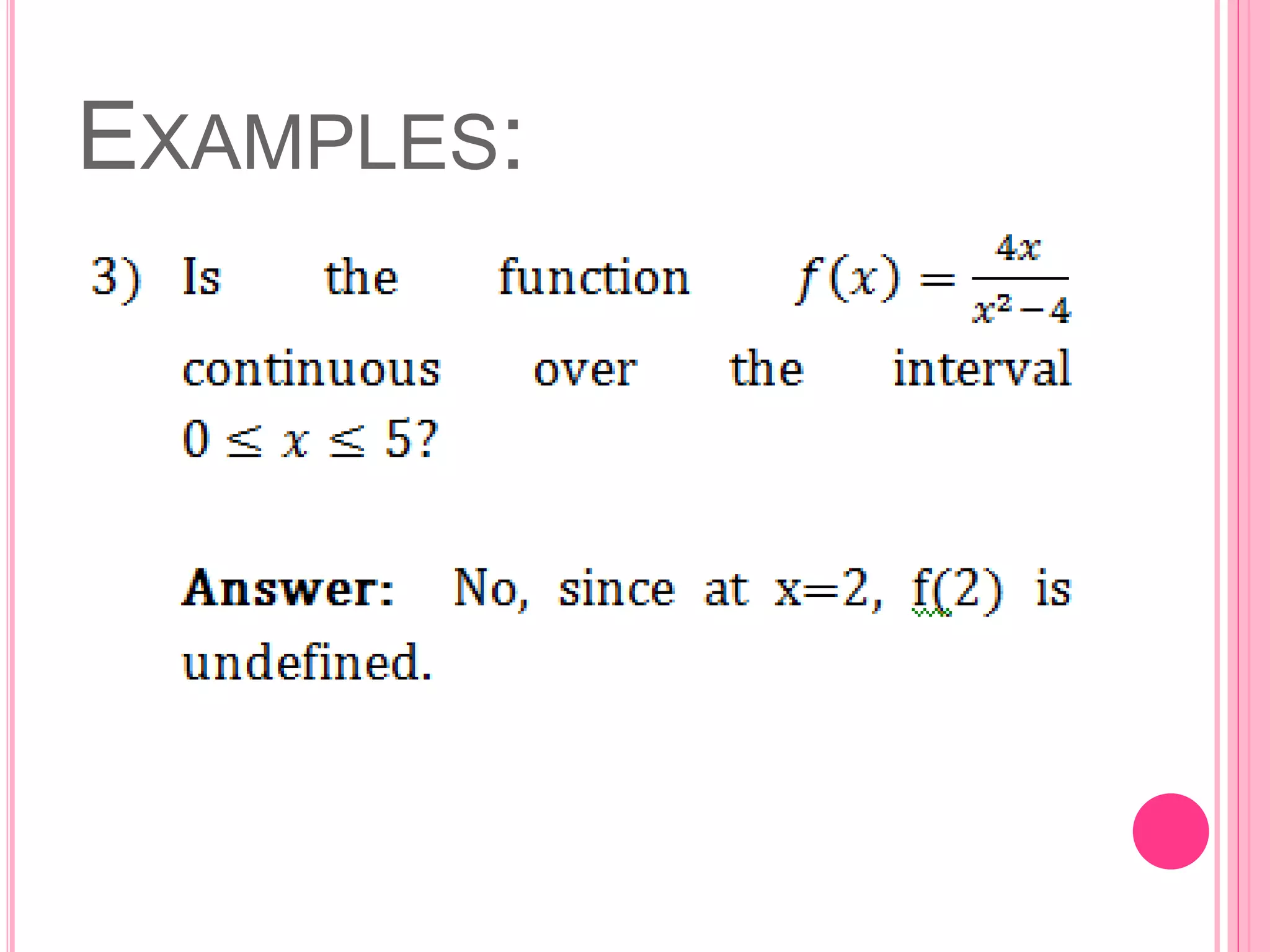 Limits of functions | PPTX