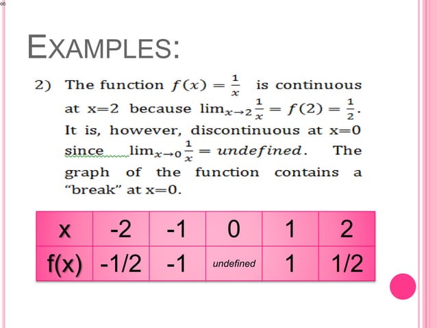 Limits of functions | PPTX | Physics | Science