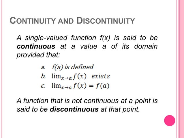 Limits of functions | PPTX | Physics | Science