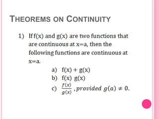 Limits of functions | PPTX