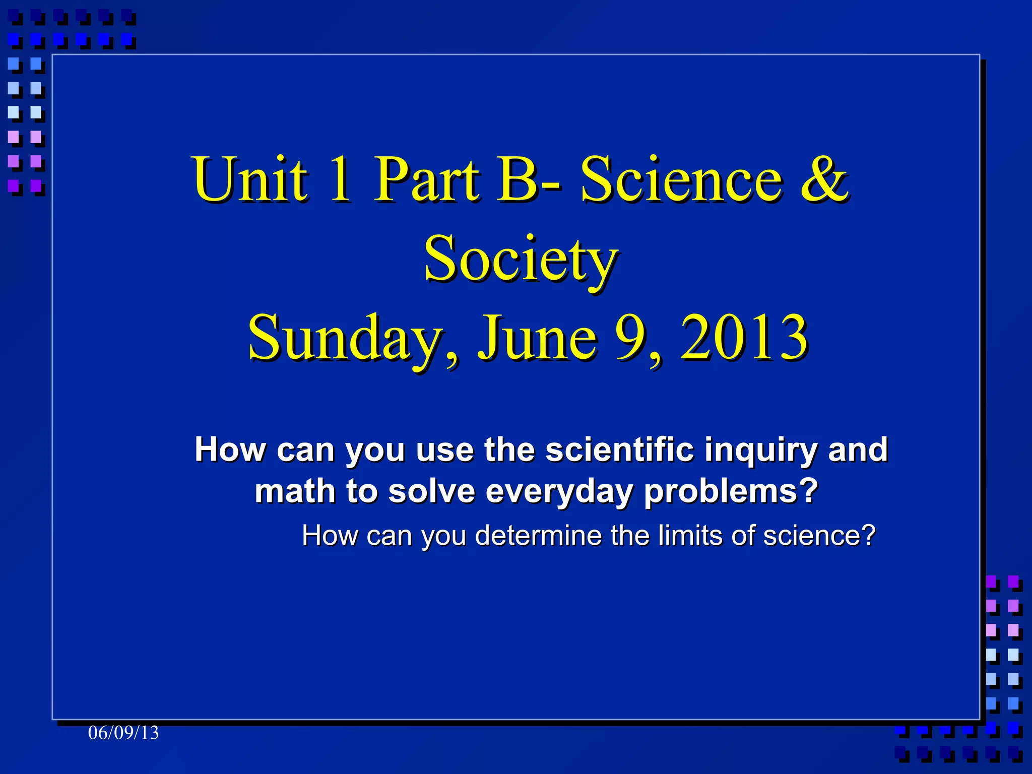 Limits of science | PPT