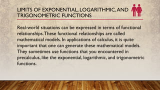 Limits of some transcendental functions | PDF
