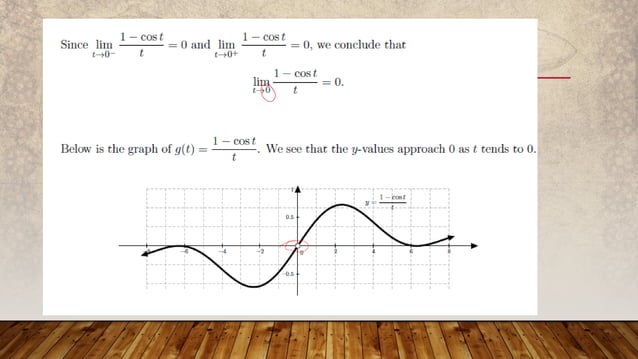 Limits of some transcendental functions