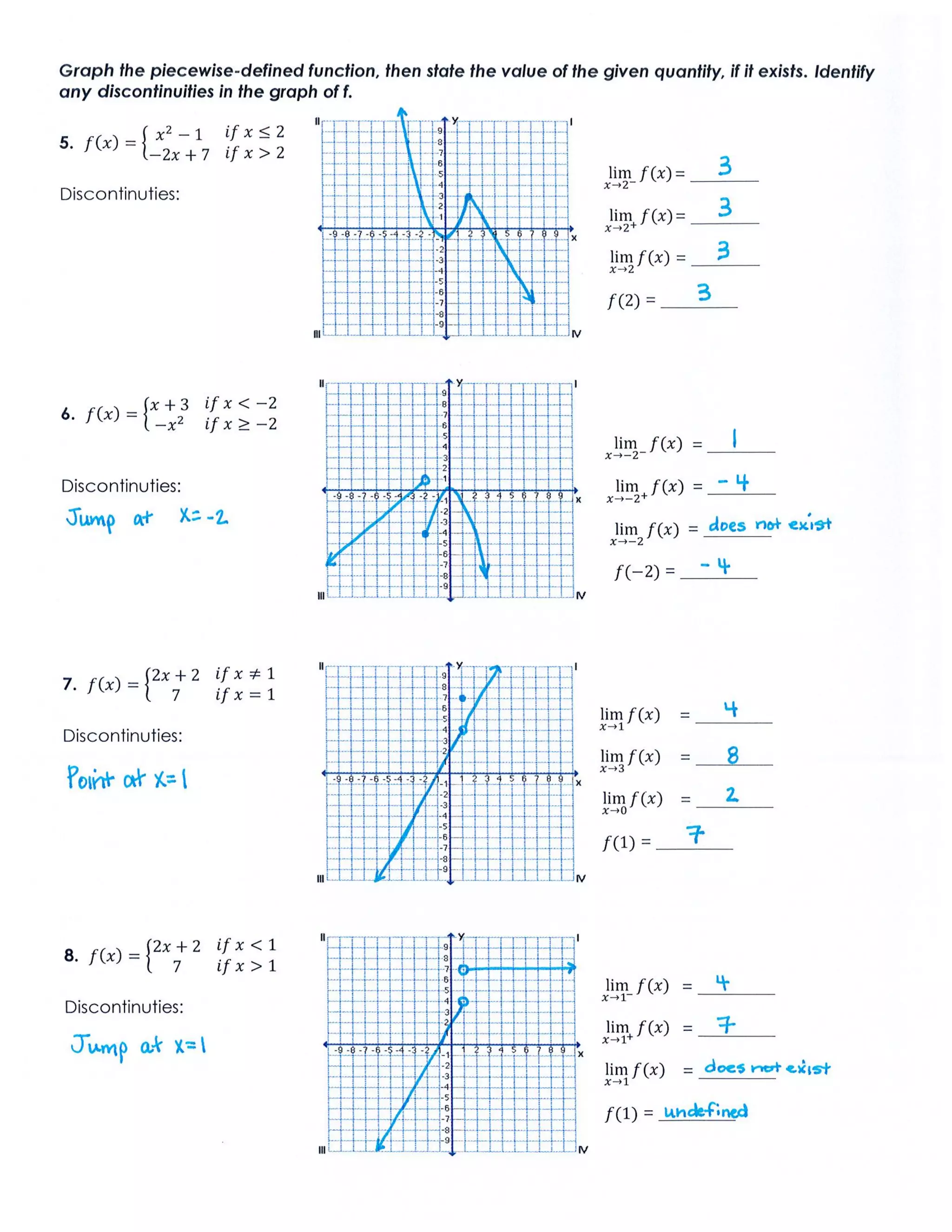 Limits Quiz ReVIEW SOLUTION KEY.pdf