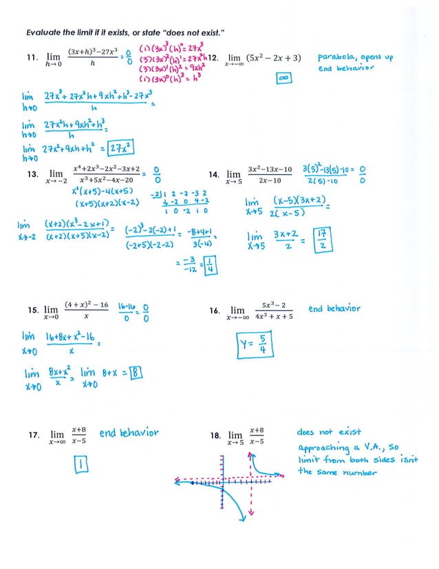 Limits Quiz ReVIEW SOLUTION KEY.pdf