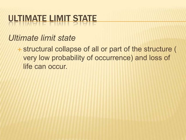 limit state method | PPTX