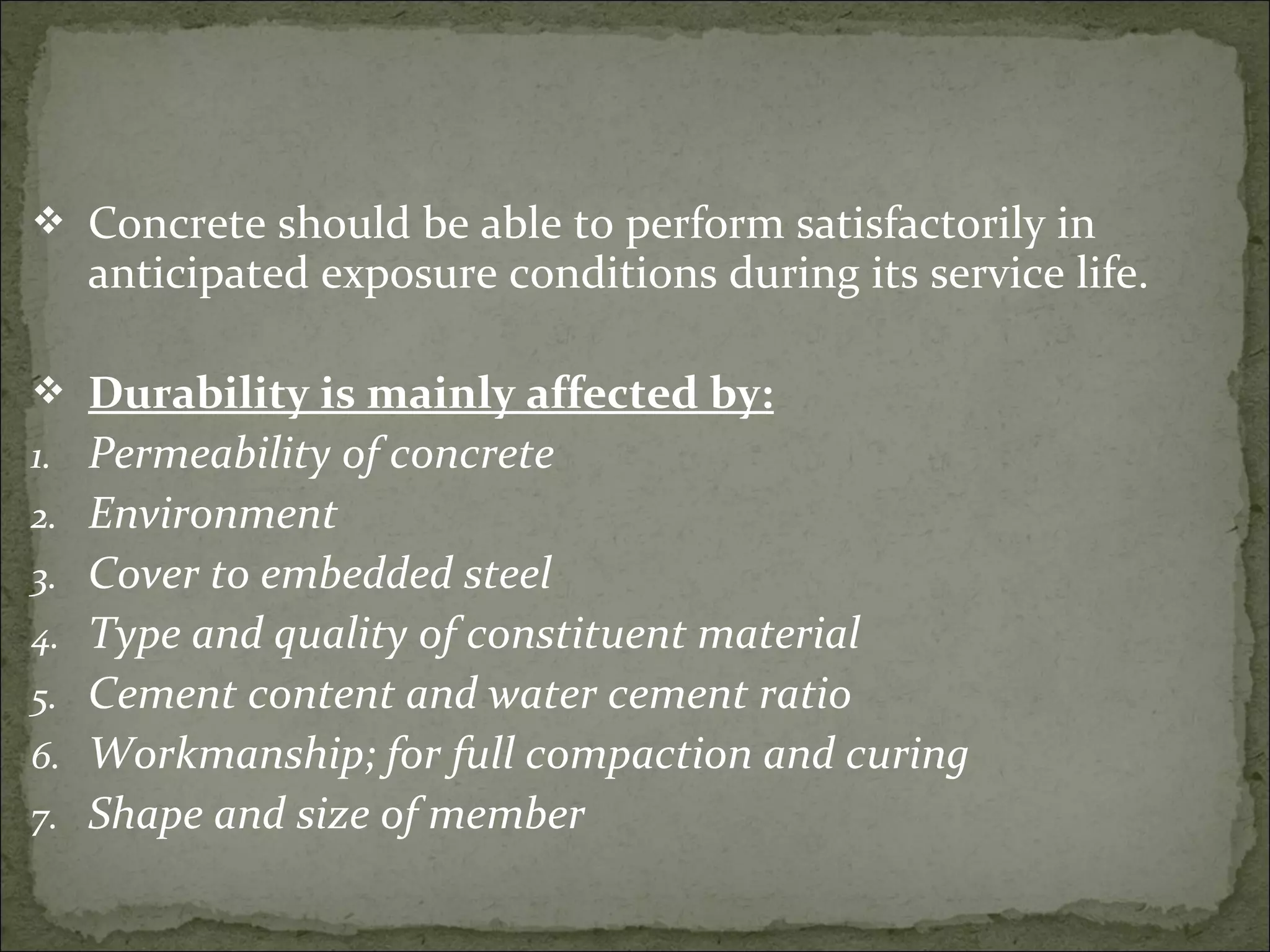 Limit state of serviceability | PPT