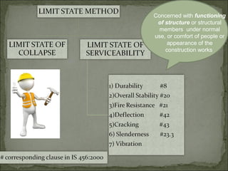 Limit state of serviceability | PPT