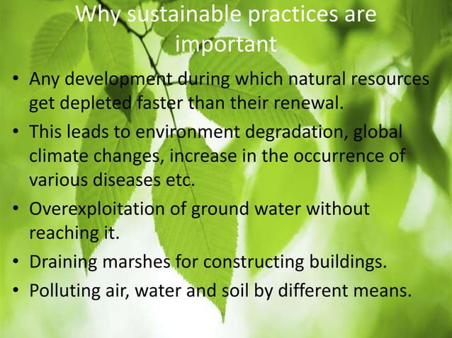 Limits to acceptable change and ecological footprint | PPTX