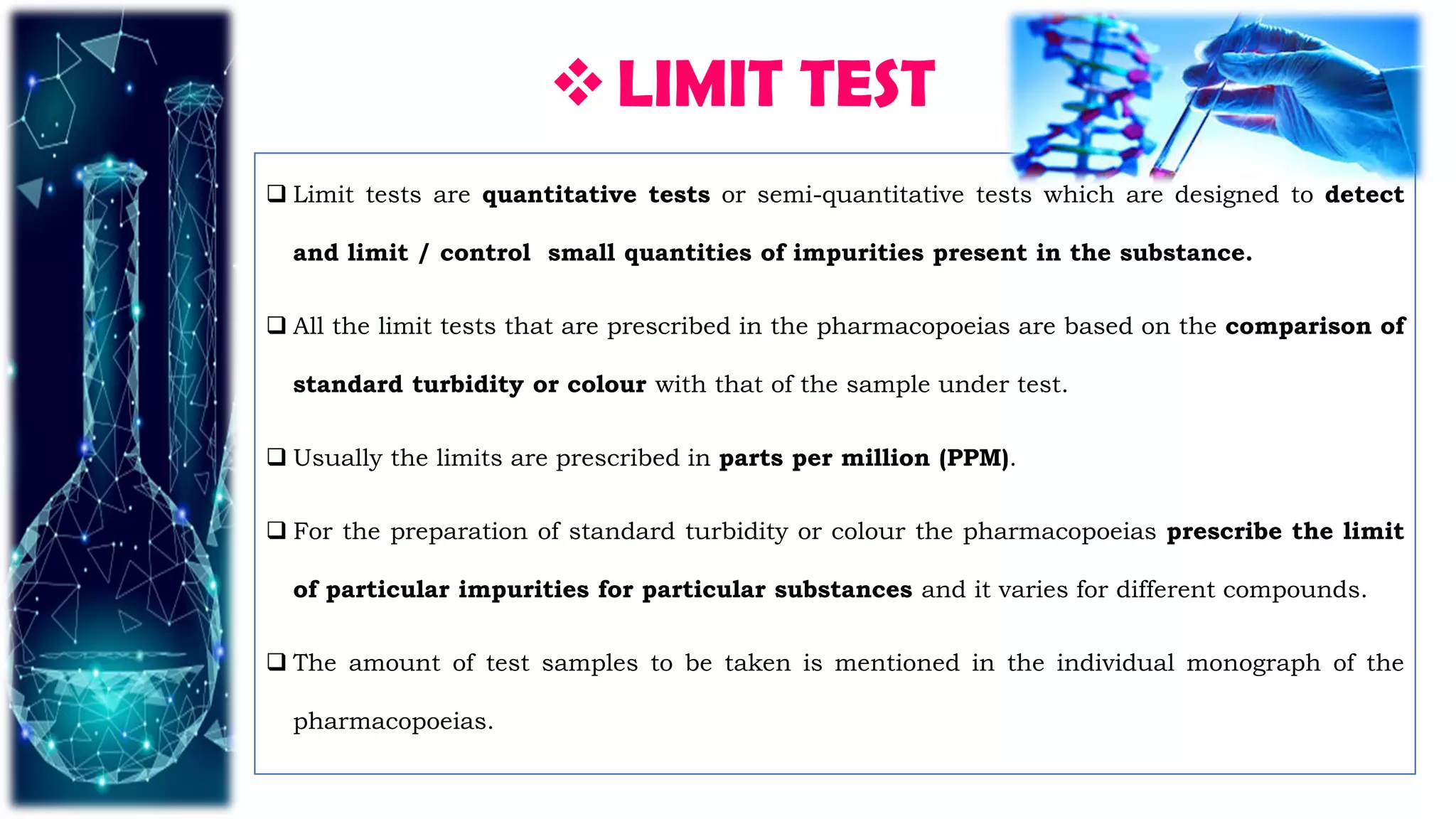 Limit test | PDF