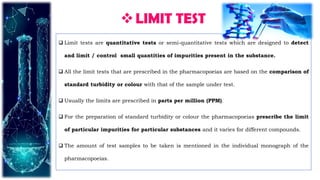 Limit test | PDF