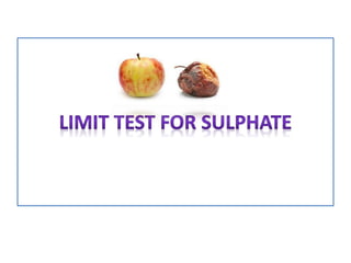 Limit test (B.Pharm, PCI Syllabus) | PPTX
