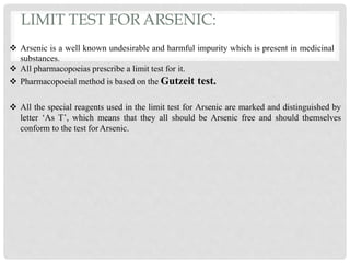 Limit test sulphate | PPTX