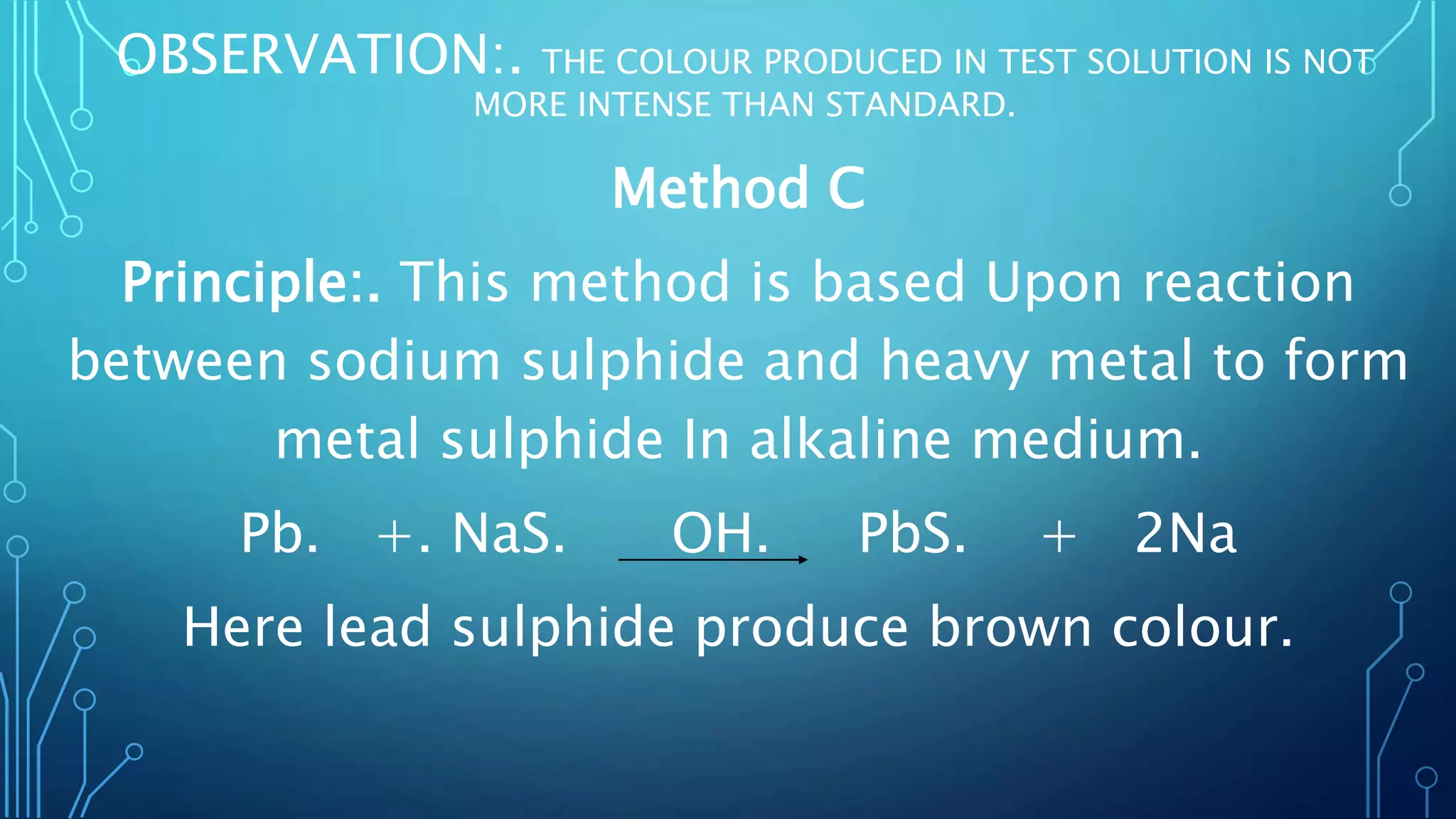 Limit test for heavy metals | PPTX