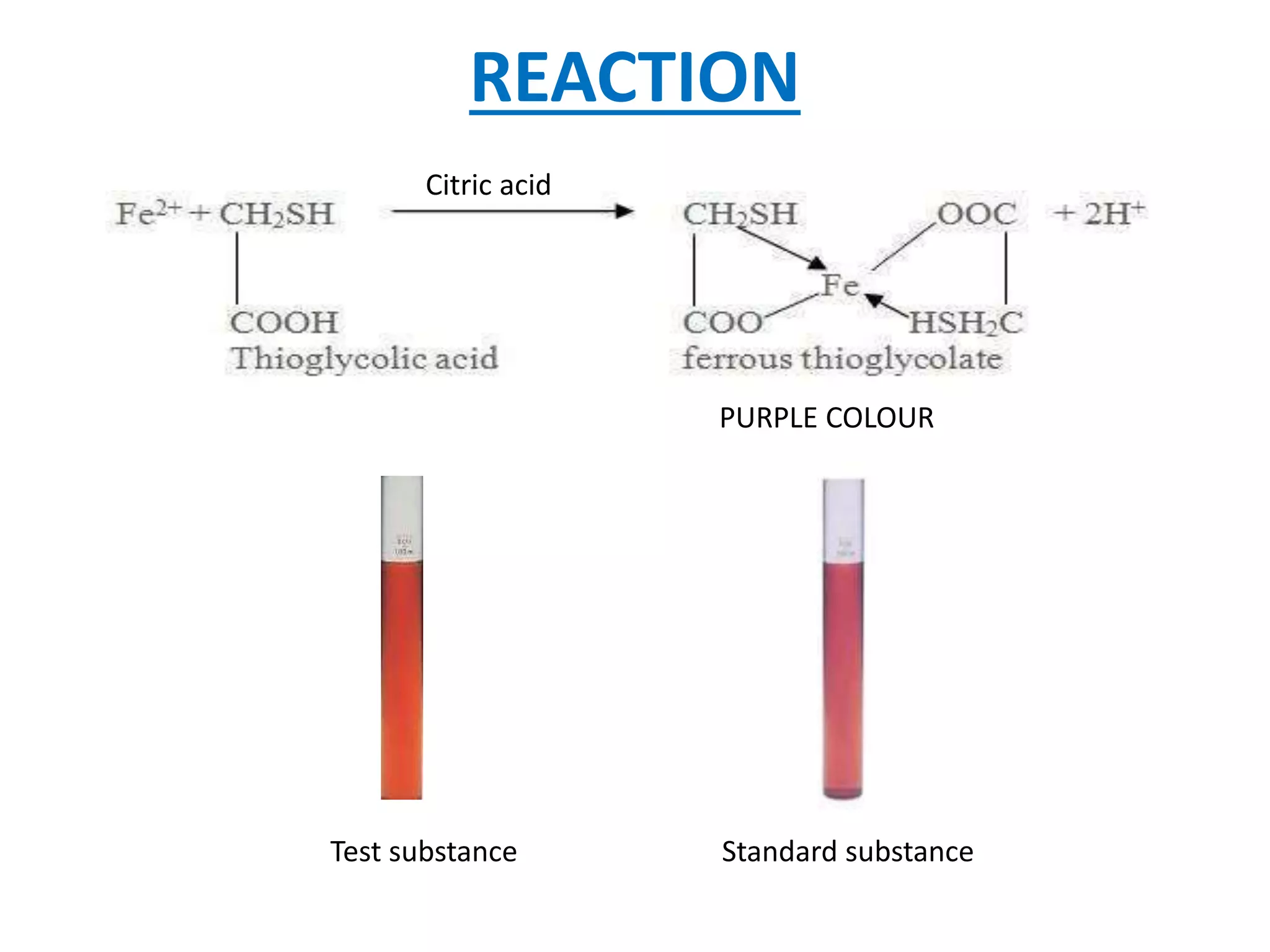 Limit test for iron | PPTX