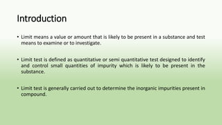 Limit Tests ppt | PPTX