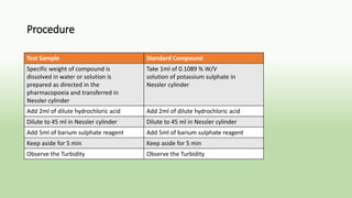 Limit Tests ppt | PPTX