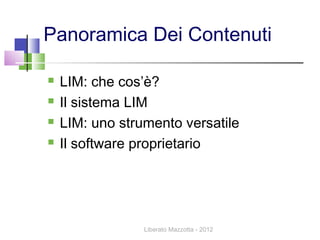 Lim – lavagna interattiva multimediale | PPT