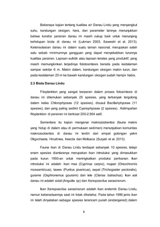 Limnologi | DOCX