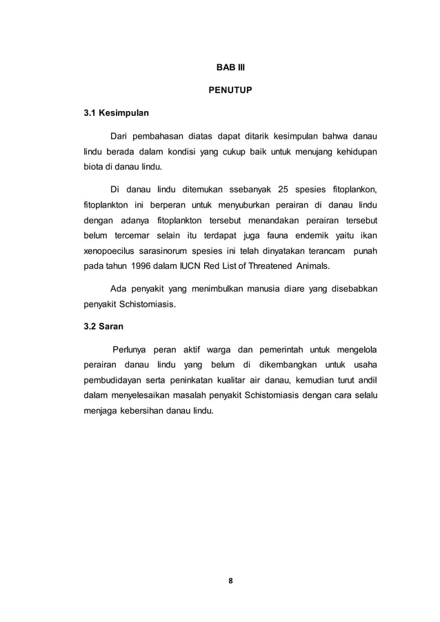 Limnologi | PDF