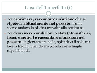 L’imperfetto | PPTX