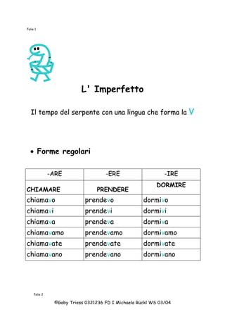 L’ imperfetto | DOC