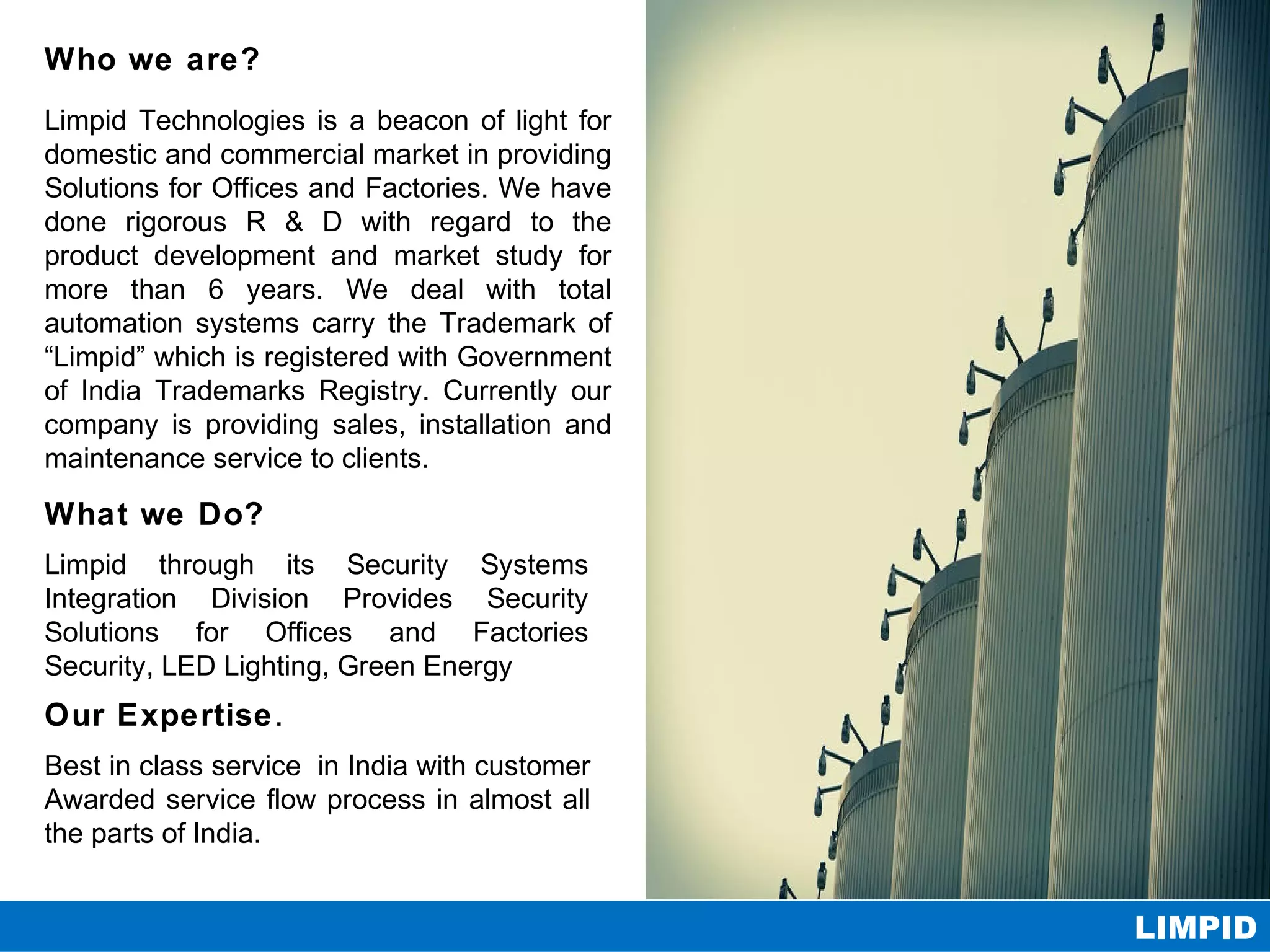 Limpid technologies.Office-Factory Automation Introduction | PPT