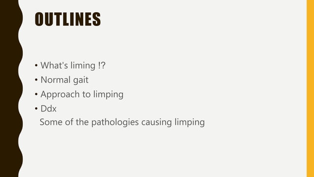 approach to Limping in pediatric | PPT