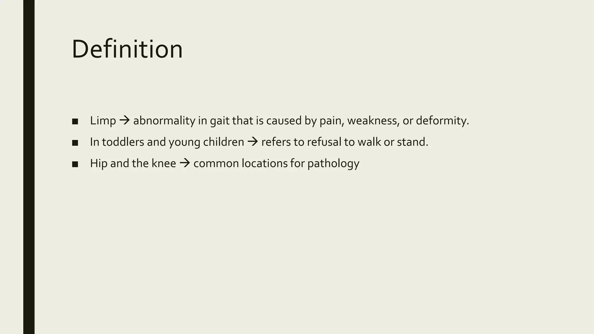 Limping child | PPTX