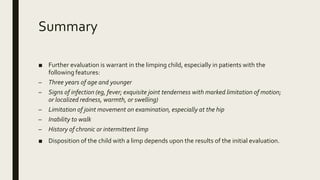 Limping child | PPTX