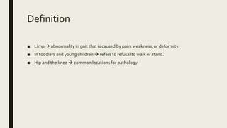 Limping child | PPTX