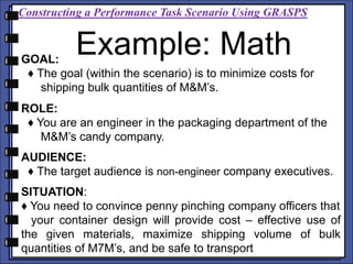 GRASP PERFORMANCE ASSESSMENT | PPTX