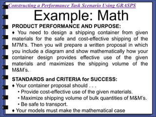 GRASP PERFORMANCE ASSESSMENT | PPTX