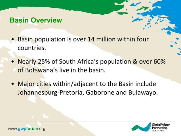 Limpopo Experience in Water and Food-Towards Research-Policy linkages ...