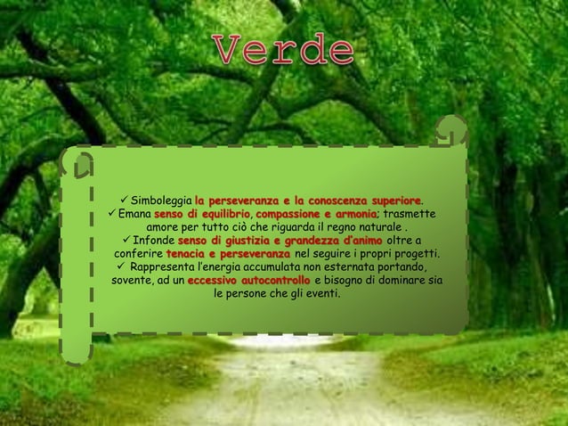 L'importanza del colore | PPT