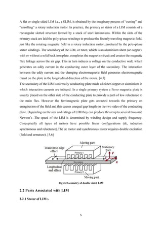 Linear Induction Motor (Electric Trains based on magnetic Levtation ...