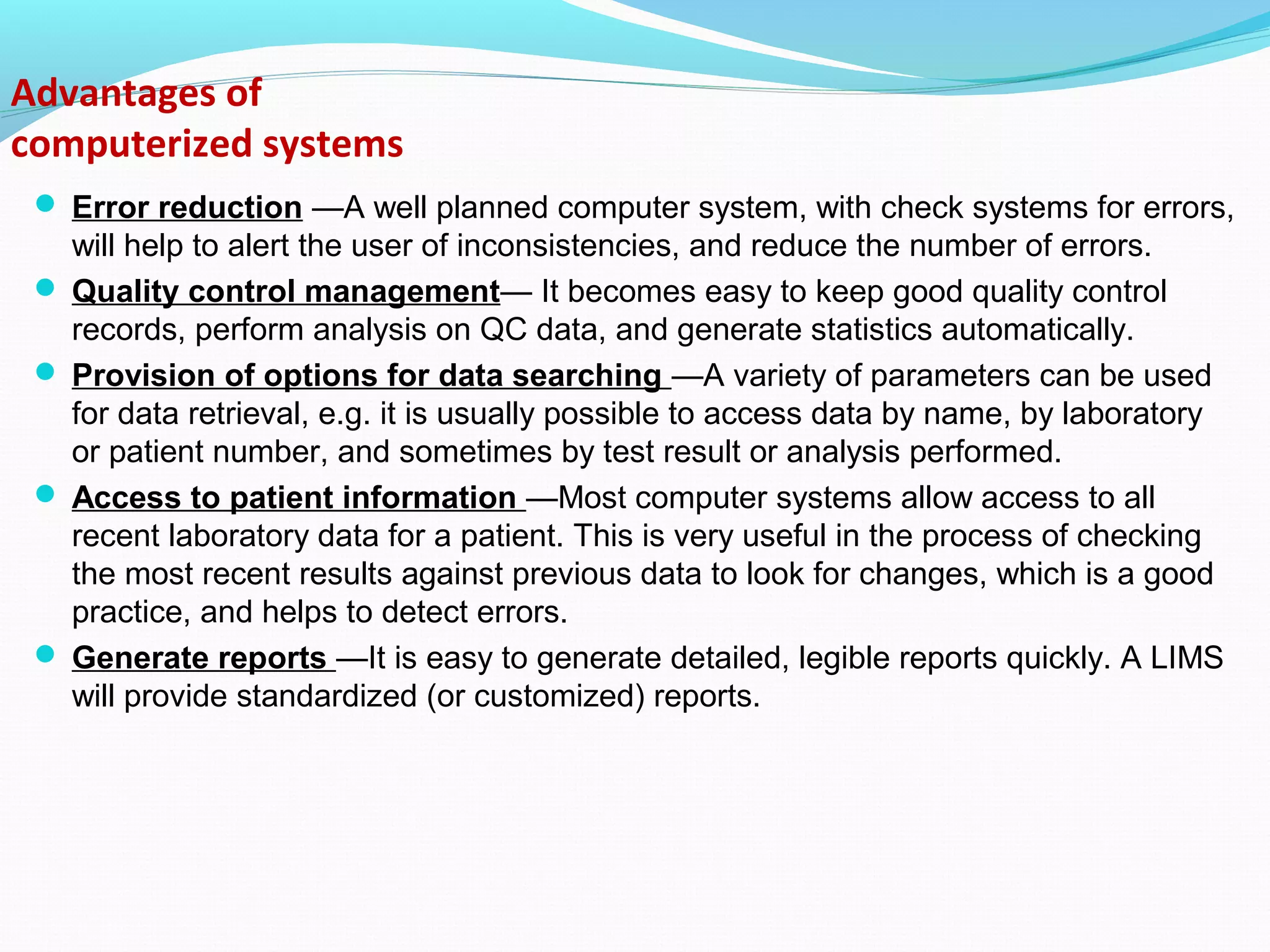 Laboratory Information Management System | PPT