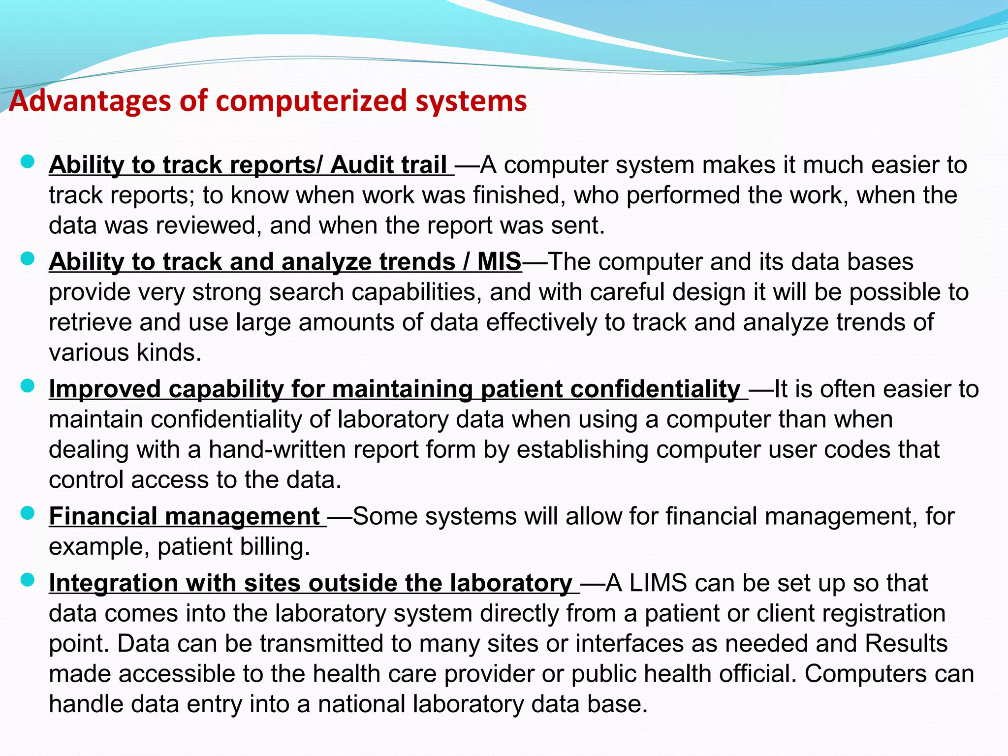 Laboratory Information Management System | PPT