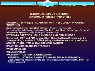 Consortium on Digitization of Indian Agricultural Library Resources | PPT