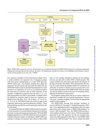 LIMS for maize mapping project | PDF | Computer Software and ...