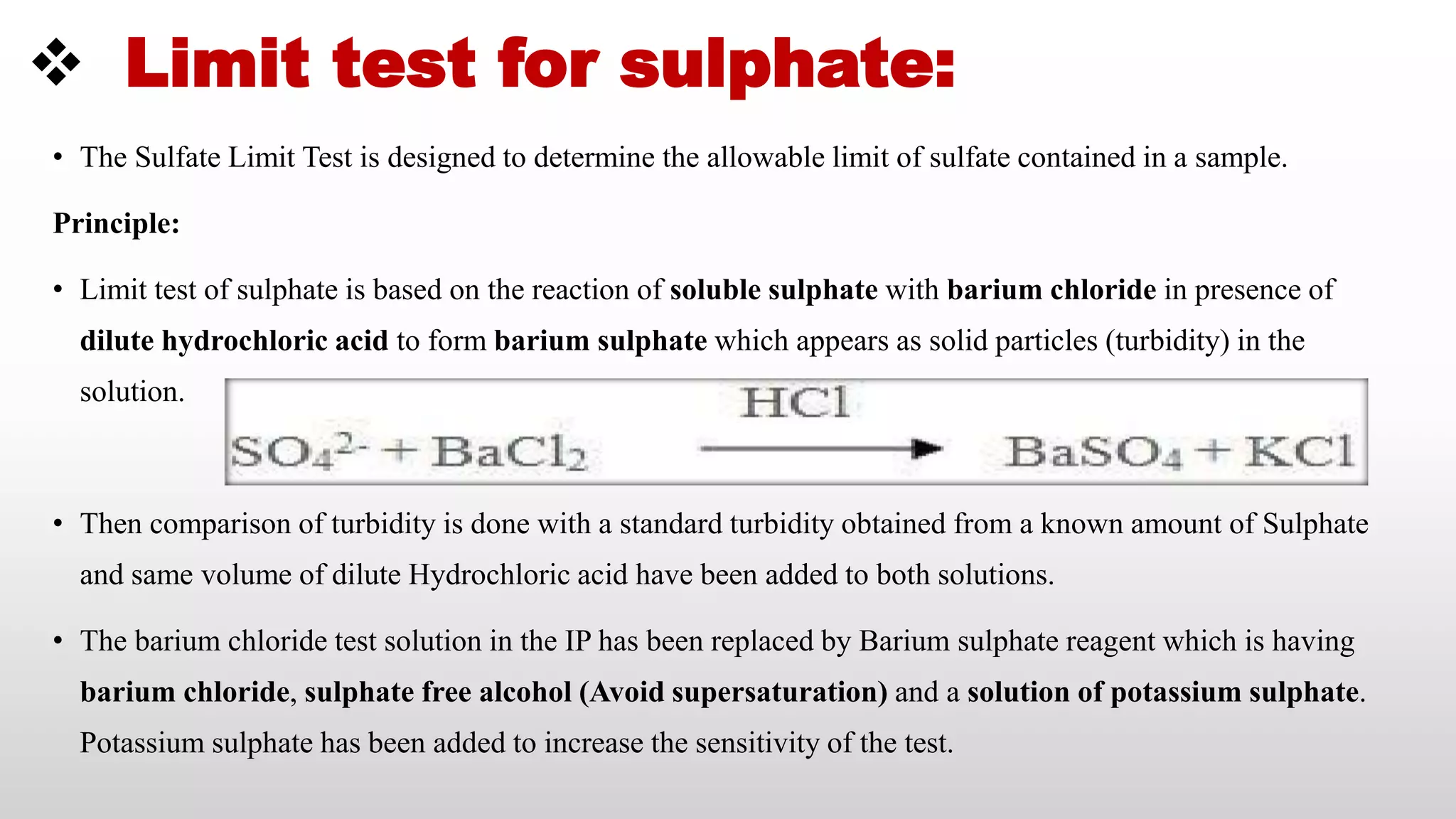 Limt test Pharmaceutical Inorganic chemistry UNIT-I (Part-III) Limit ...