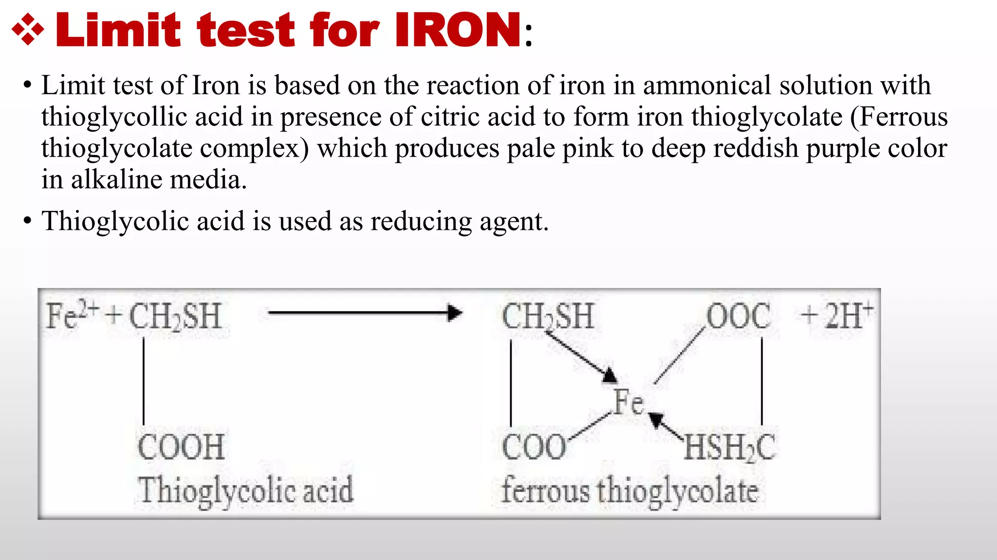 Limt test Pharmaceutical Inorganic chemistry UNIT-I (Part-III) Limit ...