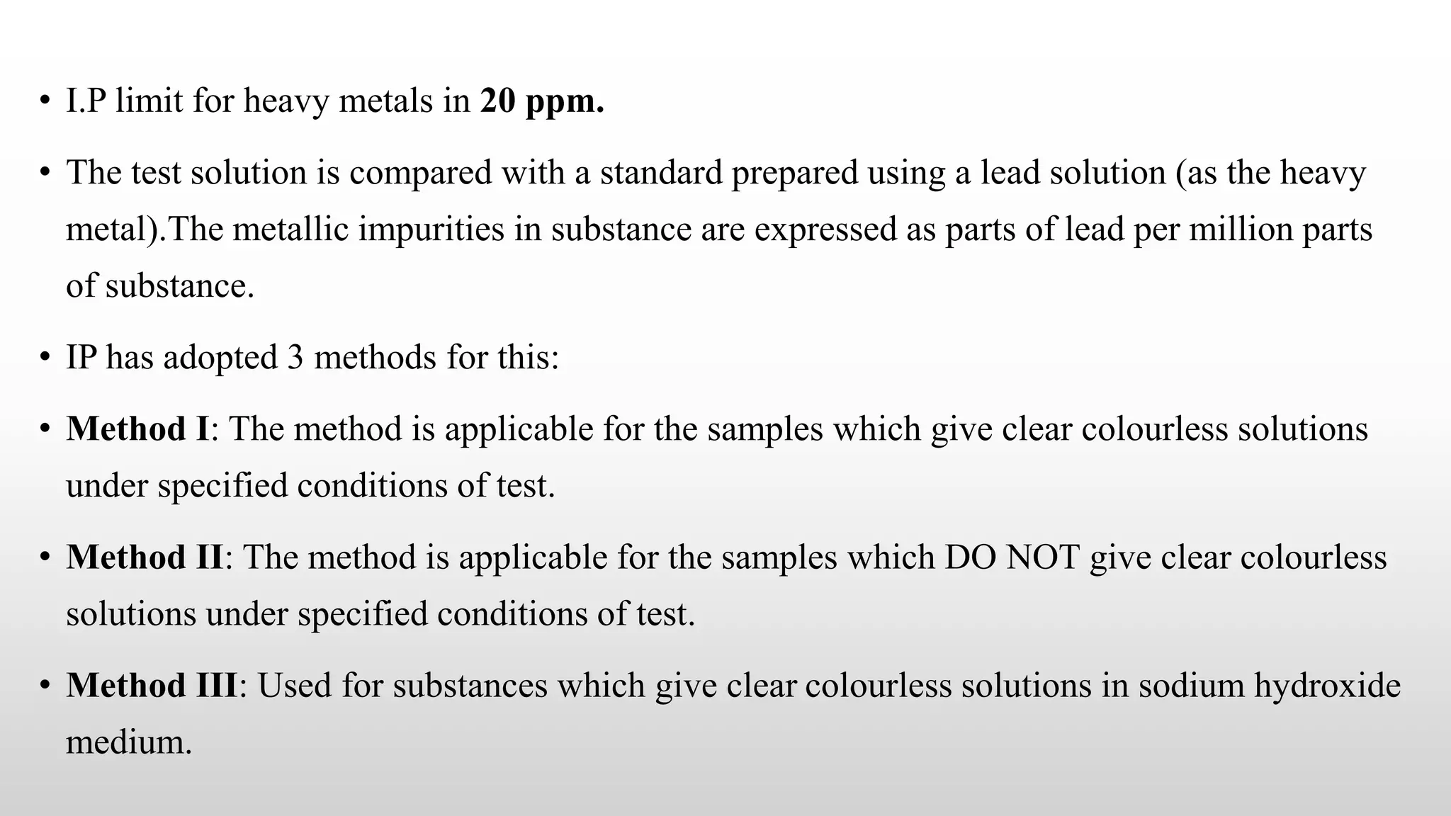 Limt test Pharmaceutical Inorganic chemistry UNIT-I (Part-III) Limit ...