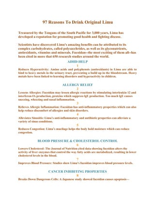 Limu Gift Pack 1 | PDF