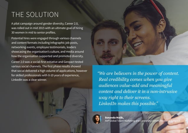 How Genpact is Creating a Gender Balanced Organization | PDF