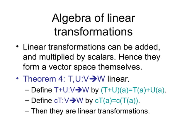 Linear Transformation Linear Algebra.pptx