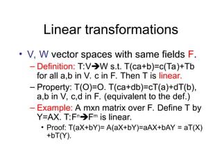 Linear Transformation Linear Algebra.pptx