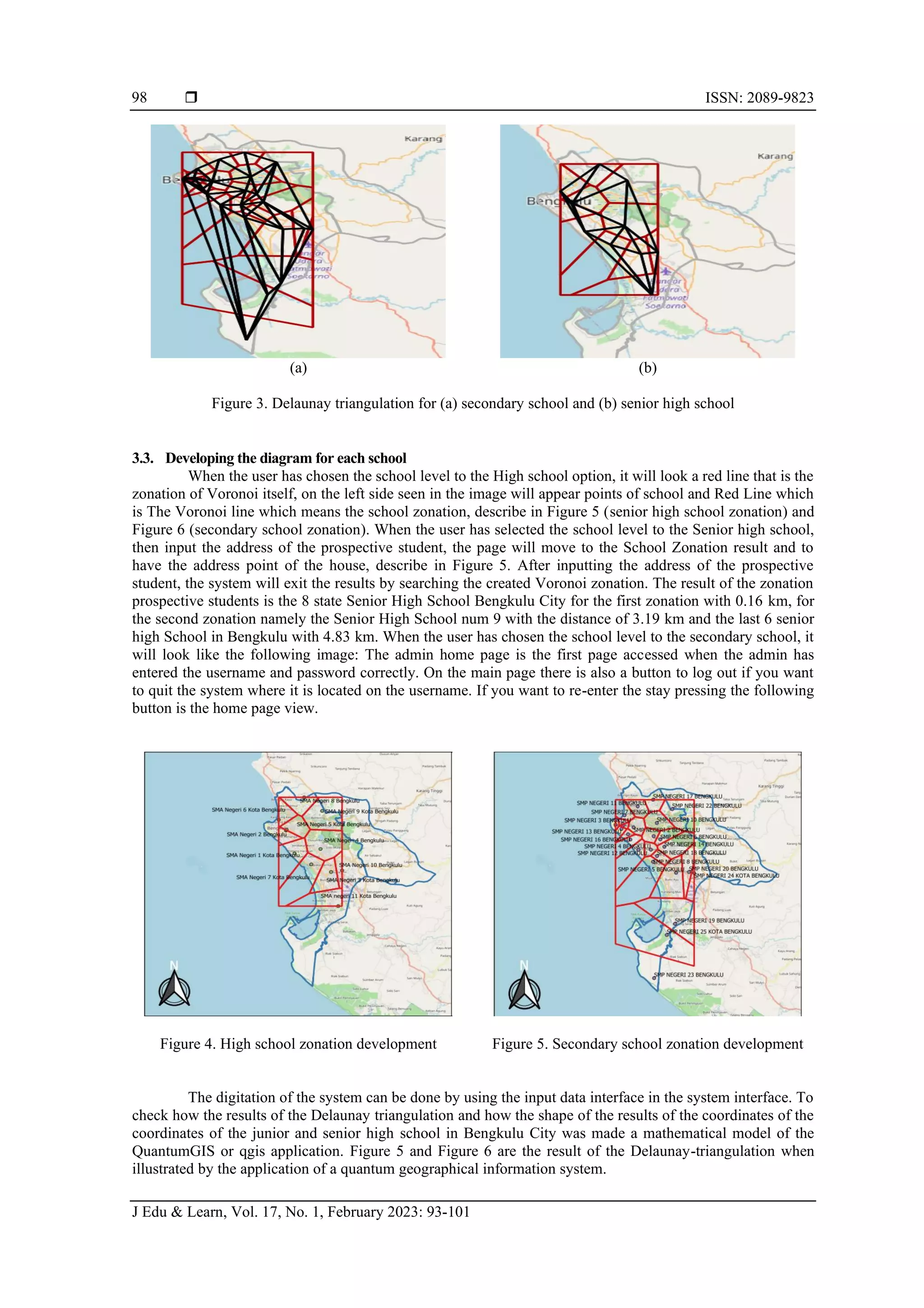 Spatial Zonation System With Voronoi Diagram And Delaunay Triangulation