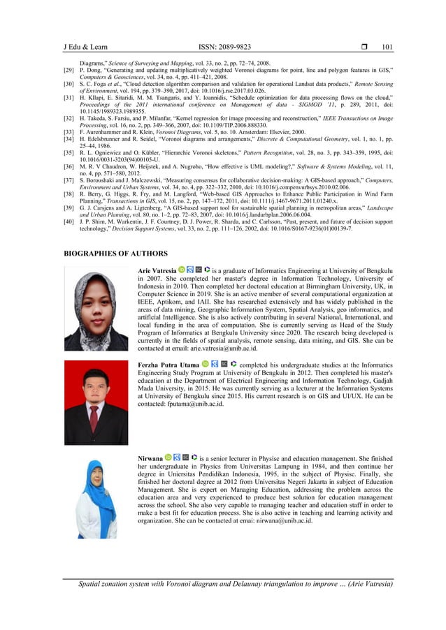 Spatial Zonation System With Voronoi Diagram And Delaunay Triangulation